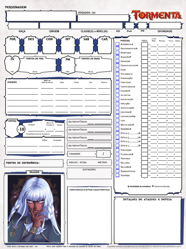 Leona - ND3 Ficha Dungeon & Dragons Legal Maneiro | PDF | Mágico (fantasia)