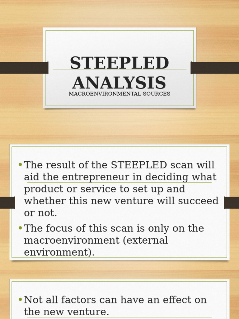 q1l5 Steepled Analysis | PDF | Entrepreneurship | Ecology