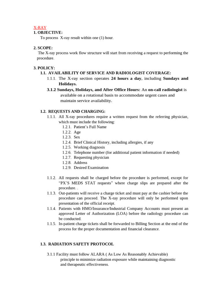 Processing of Request - X-Ray 2 | PDF | Radiology | Radiography