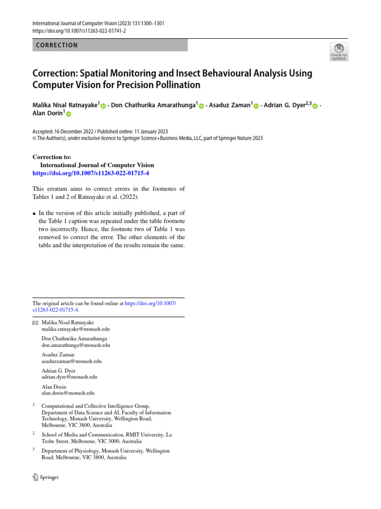 Spatial Monitoring and Insect Behaviour | PDF