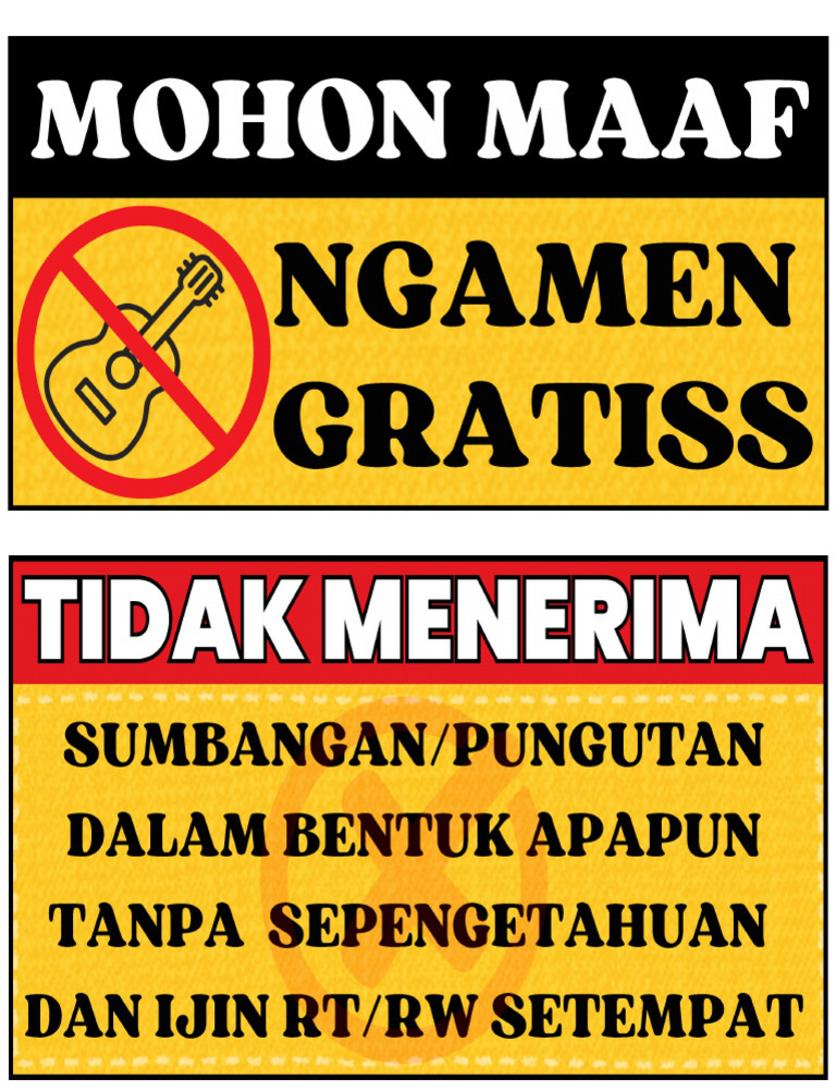 Ngamen Gratiss | PDF