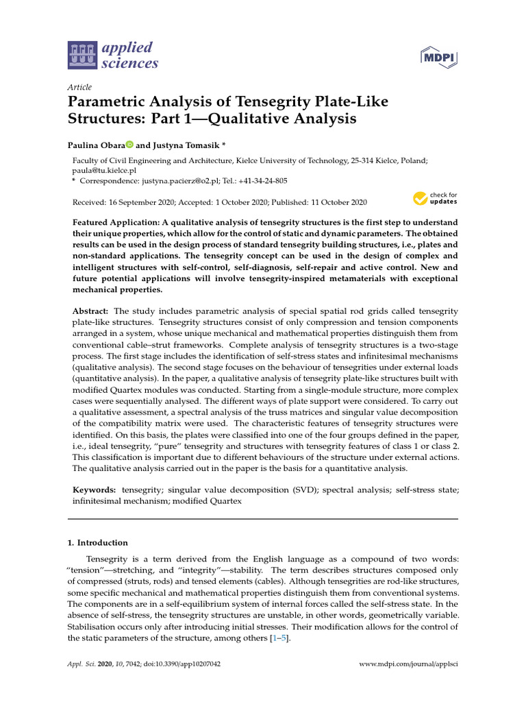 Applsci 10 07042 v2 | PDF | Analysis | Applied Mathematics