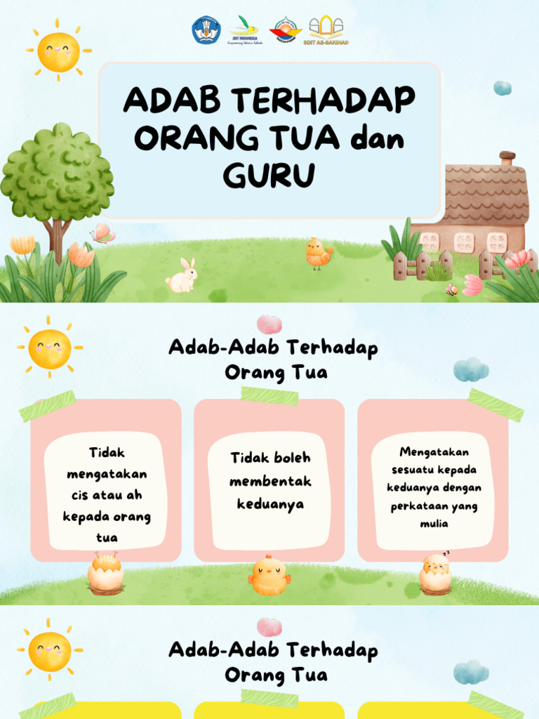 Materi Adab Terhadap Orang Tua Dan Guru | PDF