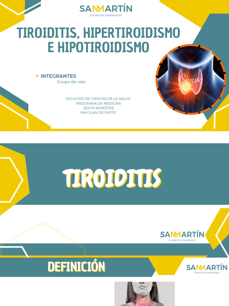 Tiroiditis de Hashimoto y Bocio | PDF | Hipertiroidismo | Hipotiroidismo