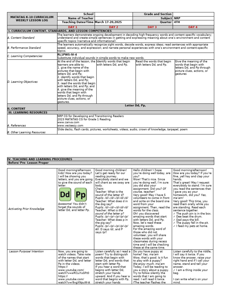 DONE-NRP w6 | PDF | Human Communication | Learning