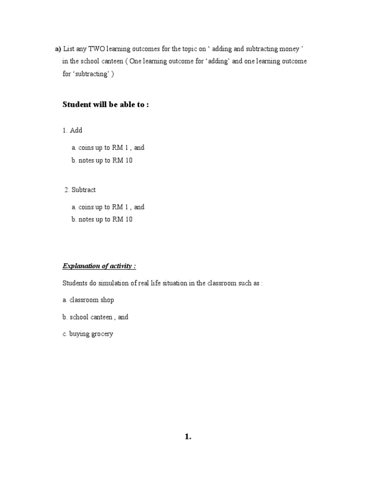 ASSG Math (Ind.) | PDF | Sales | Cognition