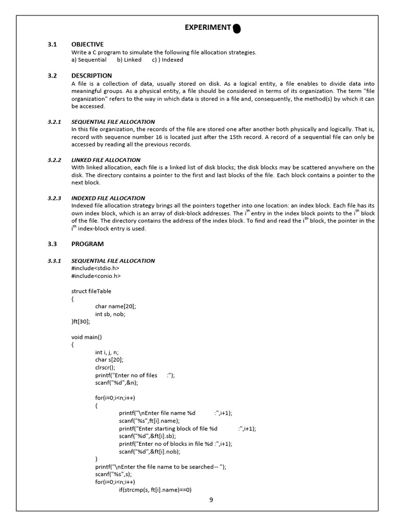 Exp 2 | PDF | Pointer (Computer Programming) | Computer File