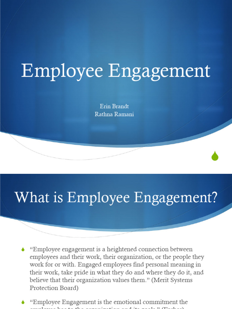 Understanding Employee Engagement Essentials | PDF | Employment ...