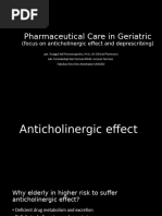 AEC Scale for Anticholinergic Drugs | PDF | Dementia | Caregiver