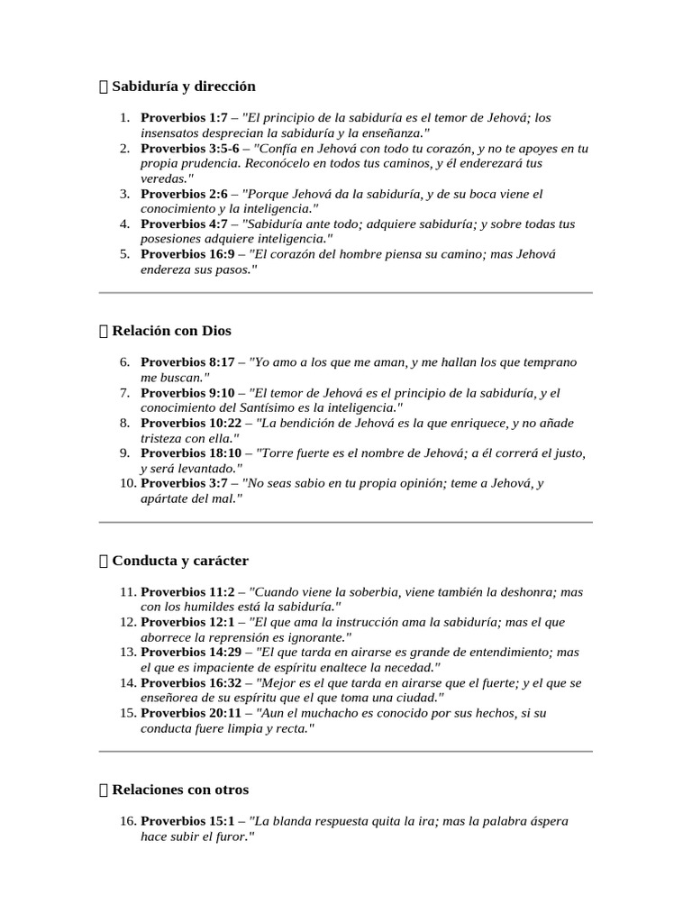 Diario Devocional 1-30 | PDF | Sabiduría | Biblia