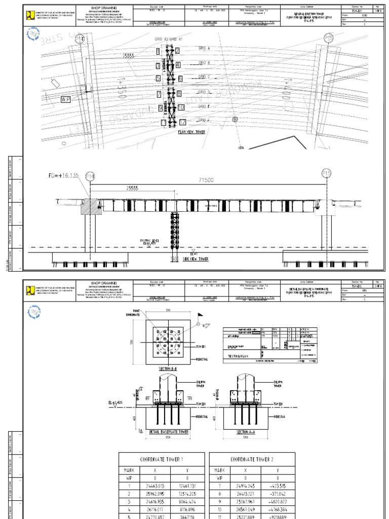 Tsm-E01 E08 - Erection Tower Semak Curve - 0 | PDF