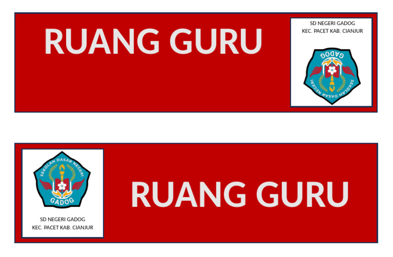 Label Ruang | PDF