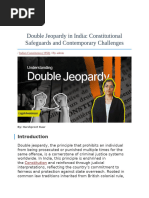 Essay Outline TPCP | PDF | Double Jeopardy | Common Law