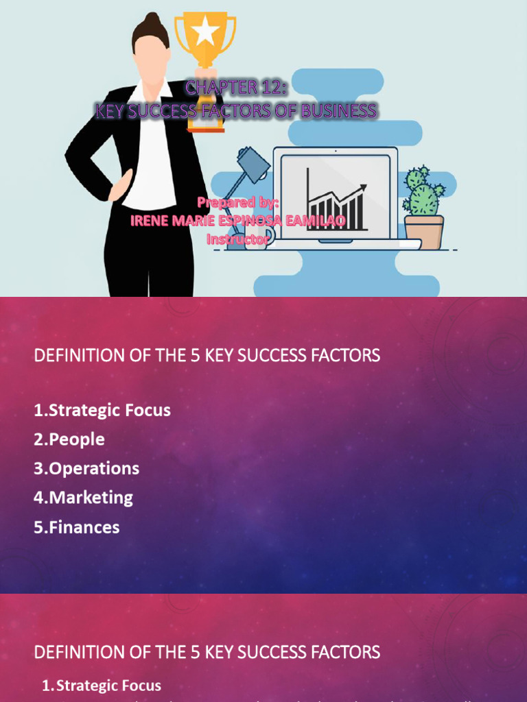 Key Success Factors in Business | PDF
