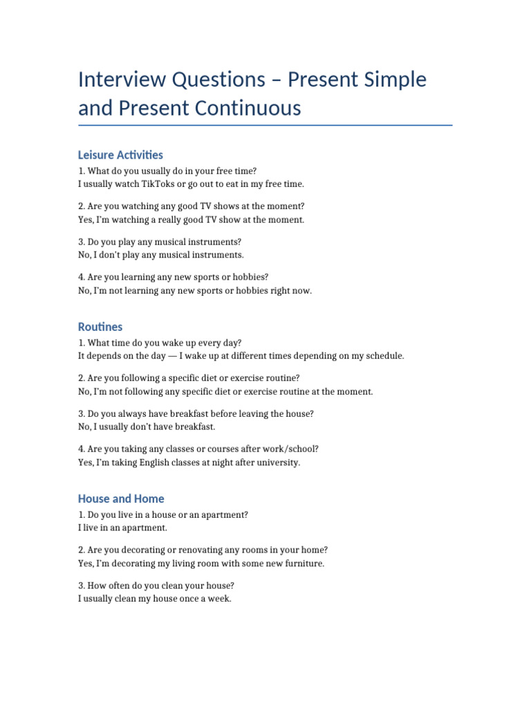 Interview Questions Answers | PDF