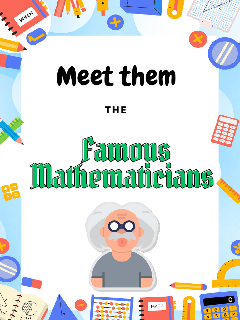 Flat Math Page Border | PDF