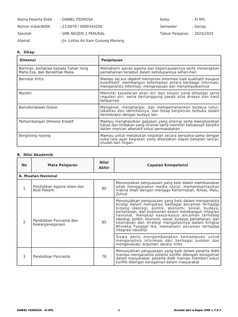 .trashed-1755145262-RAPOR DANIEL FEDROSA - XI RPL | PDF