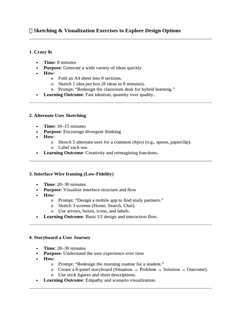 Sketching & Visualization | PDF