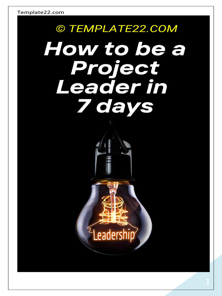 How Become Leader in 7 Days | PDF | Leadership | Motivation