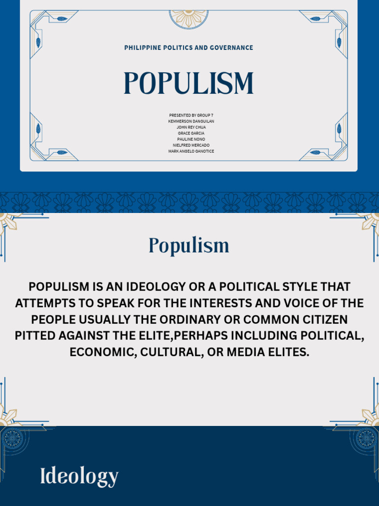 g7 PPT Populism | PDF