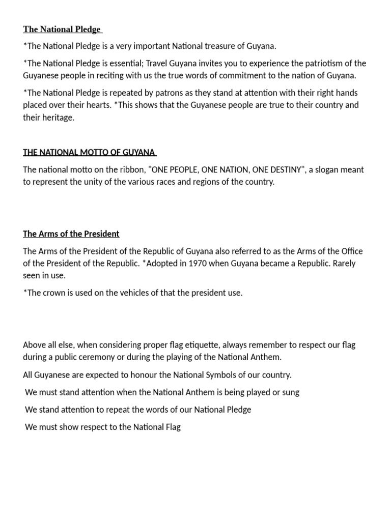 The National Pledge | PDF