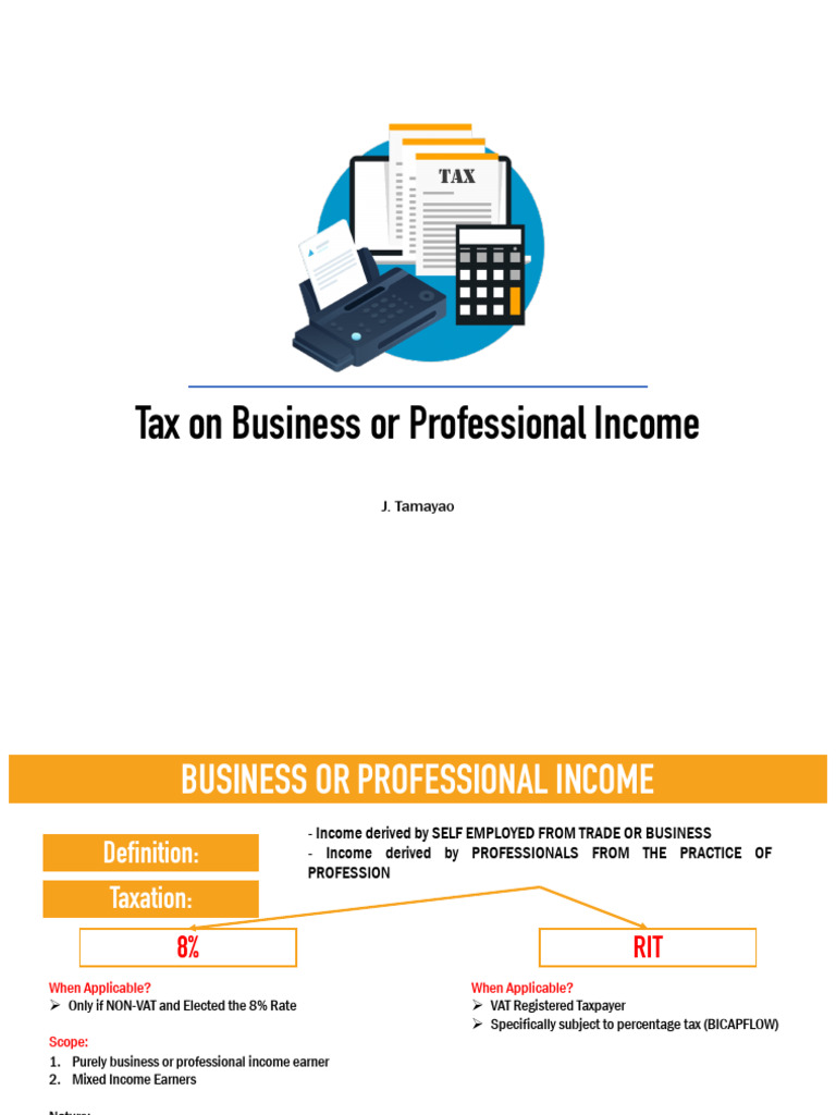 13 - Business or Professional Income | PDF | Taxes | Income Tax
