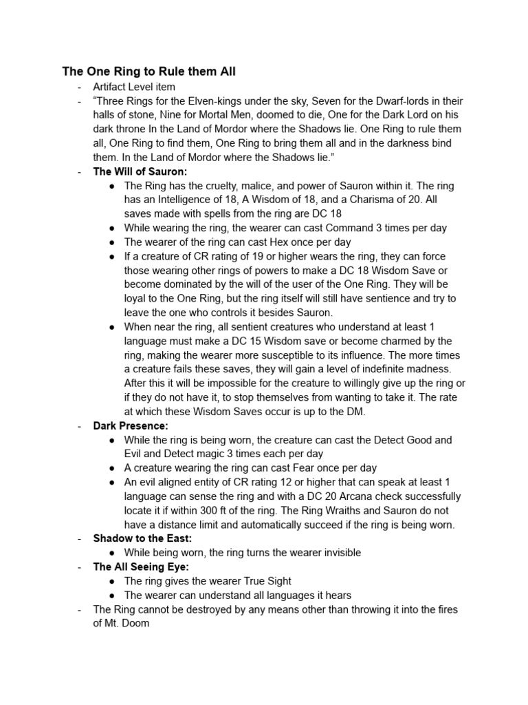 Homebrew Magic Item DND Document | PDF | Fantasy