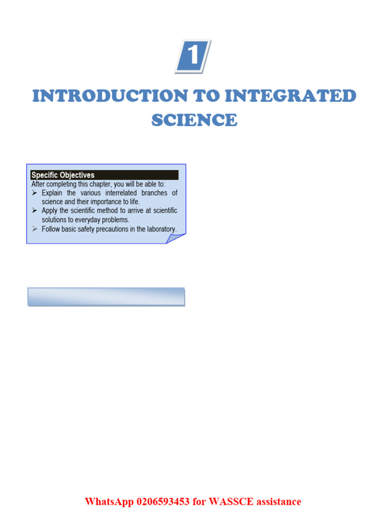 Integrated Science Textbook | PDF | Density | International System Of Units