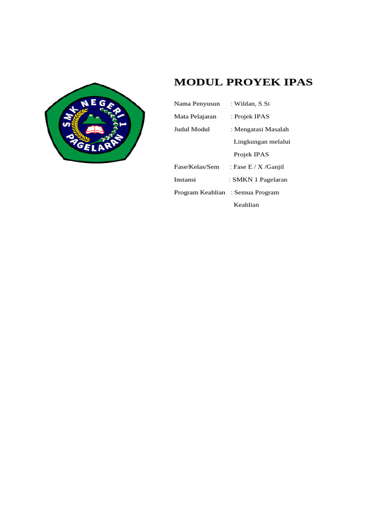 Proyek IPAS: Solusi Masalah Lingkungan | PDF