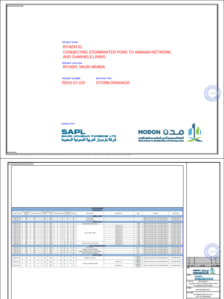 Stamped Drawings | PDF | Hydrology And Urban Planning | Environmental ...