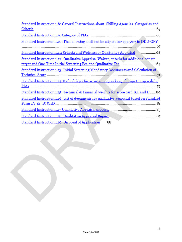 Draft - SOP of DDU-GKY 2.0 Guidelines Copy-20 | PDF