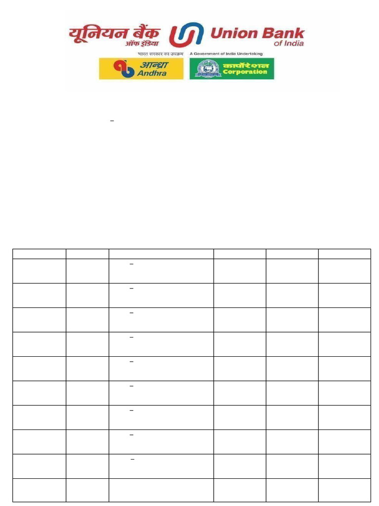 Union Bank Passbook Statement 2023-2024 | PDF | Bank Account | Banking