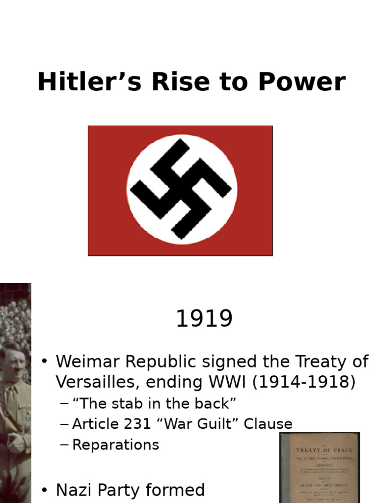 Nazi Rise To Power 2025 | PDF | Nazi Germany | Adolf Hitler