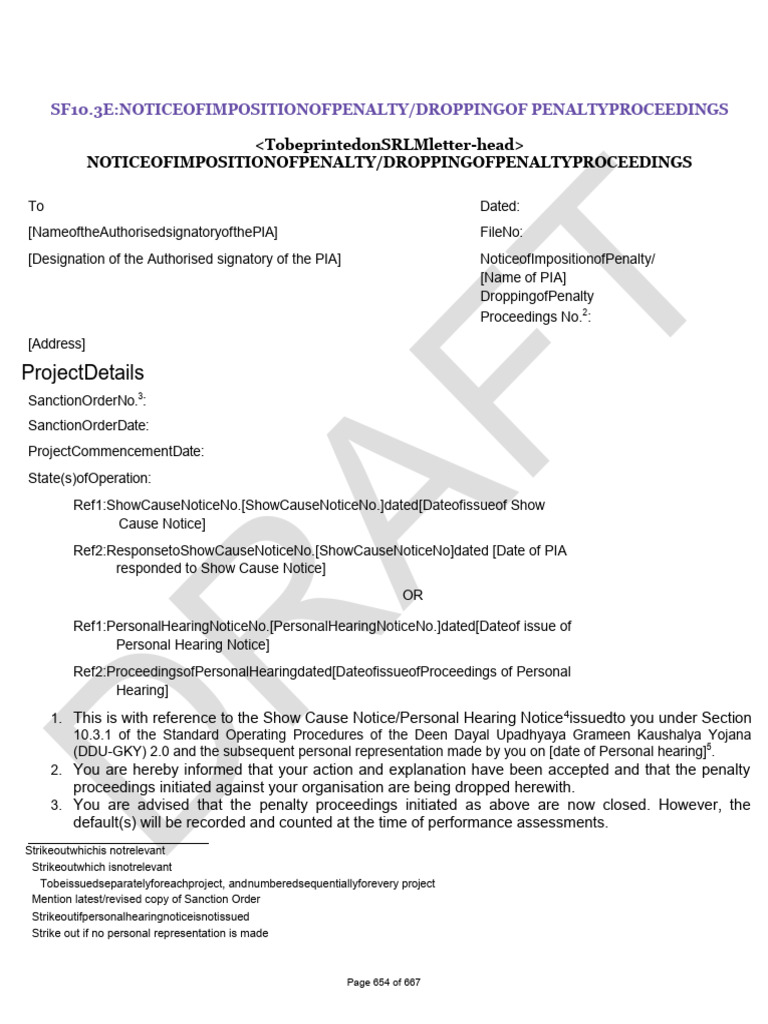Draft - SOP of DDU-GKY 2.0 Guidelines Copy-656 | PDF