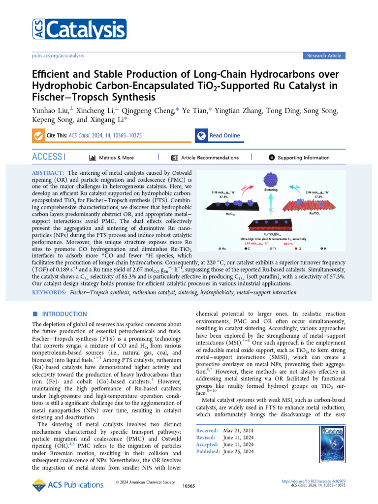 Liu Et Al 2024 Efficient and Stable Production of Long Chain ...