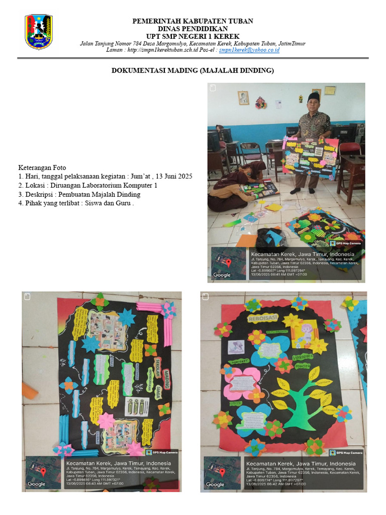 Dokumentasi Mading Csam 2025 | PDF