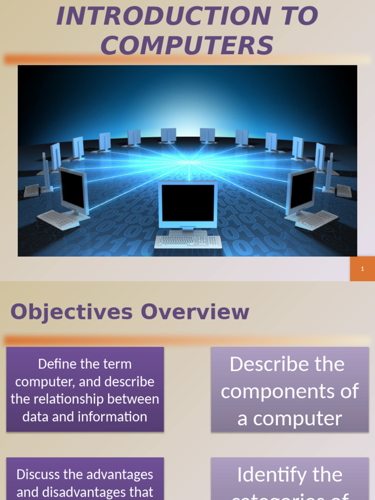 Introduction To Computers | PDF | Personal Computers | Computer Hardware