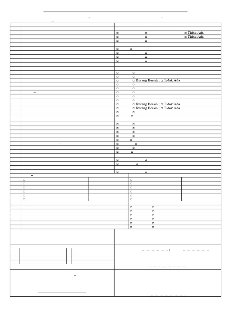 Lampiran 2. Formulir Pengawasan 5s Cs Rsds Outdoor Fix | PDF