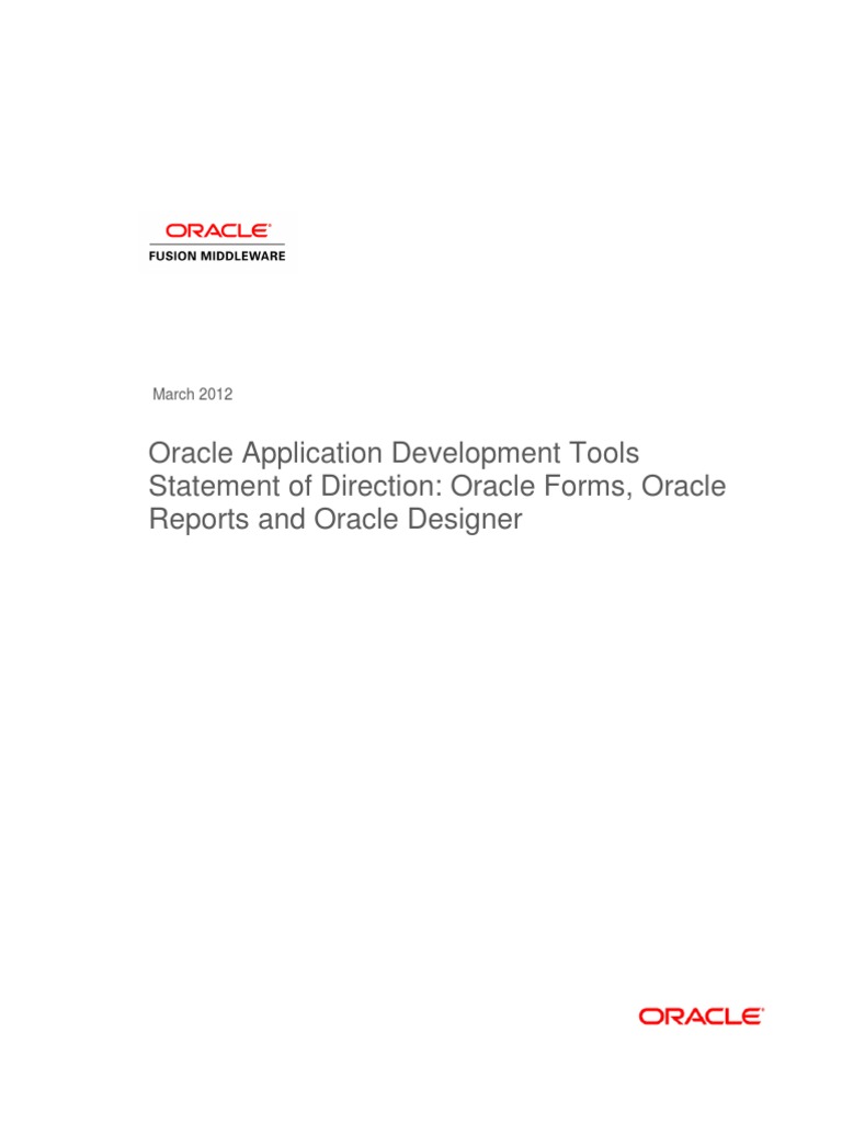 SOD Oracle Forms Reports Designer | PDF