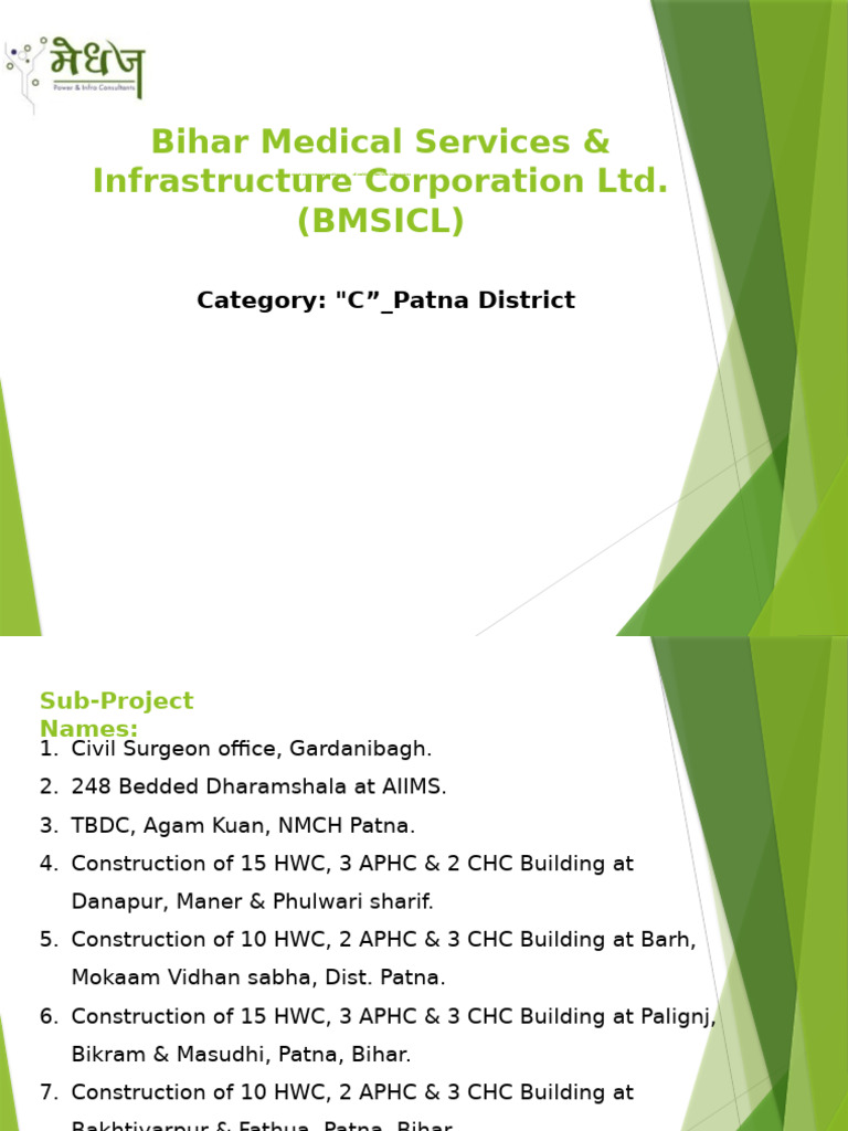 Construction Project Presentation With Hirarchi Latest | PDF | Concrete ...