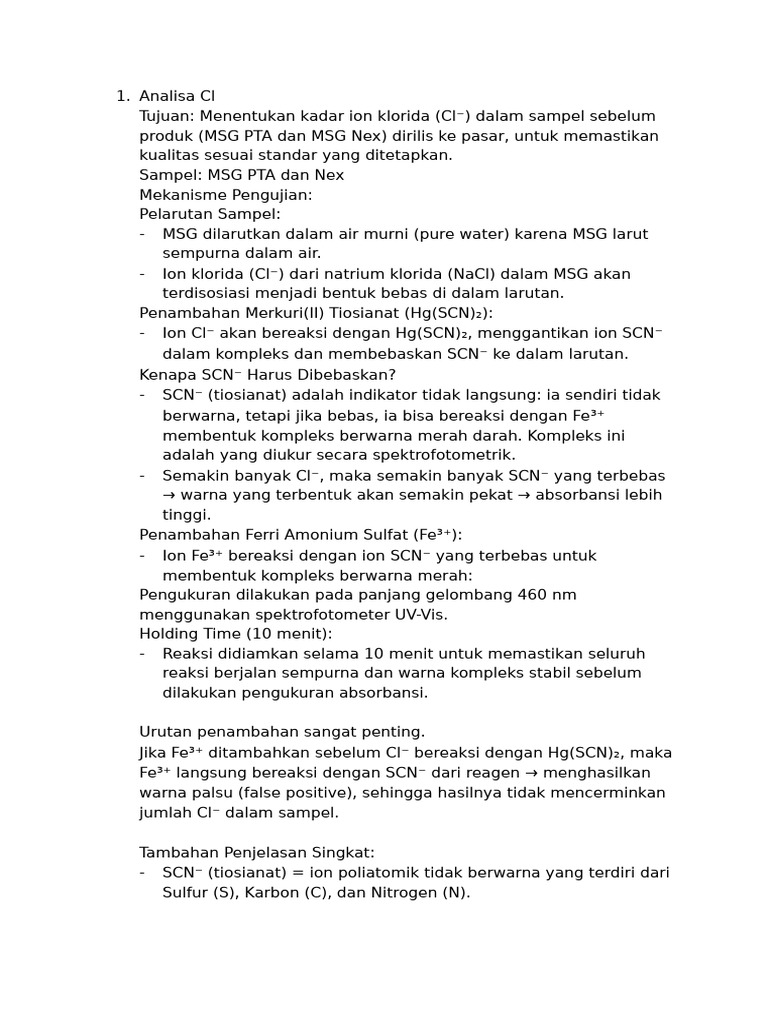 Penjelasan Analisa | PDF