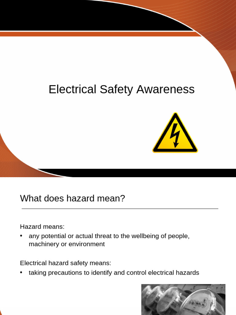 Electrical Safety Awareness Guide | PDF | Electric Power | Electromagnetism