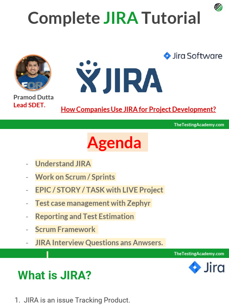 Complete JIRA Tutorial With Real Live Project - Part 1 | PDF | Scrum ...