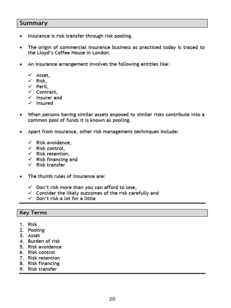 English MCQs IC38 (General Insurance) | PDF | Insurance | Risk