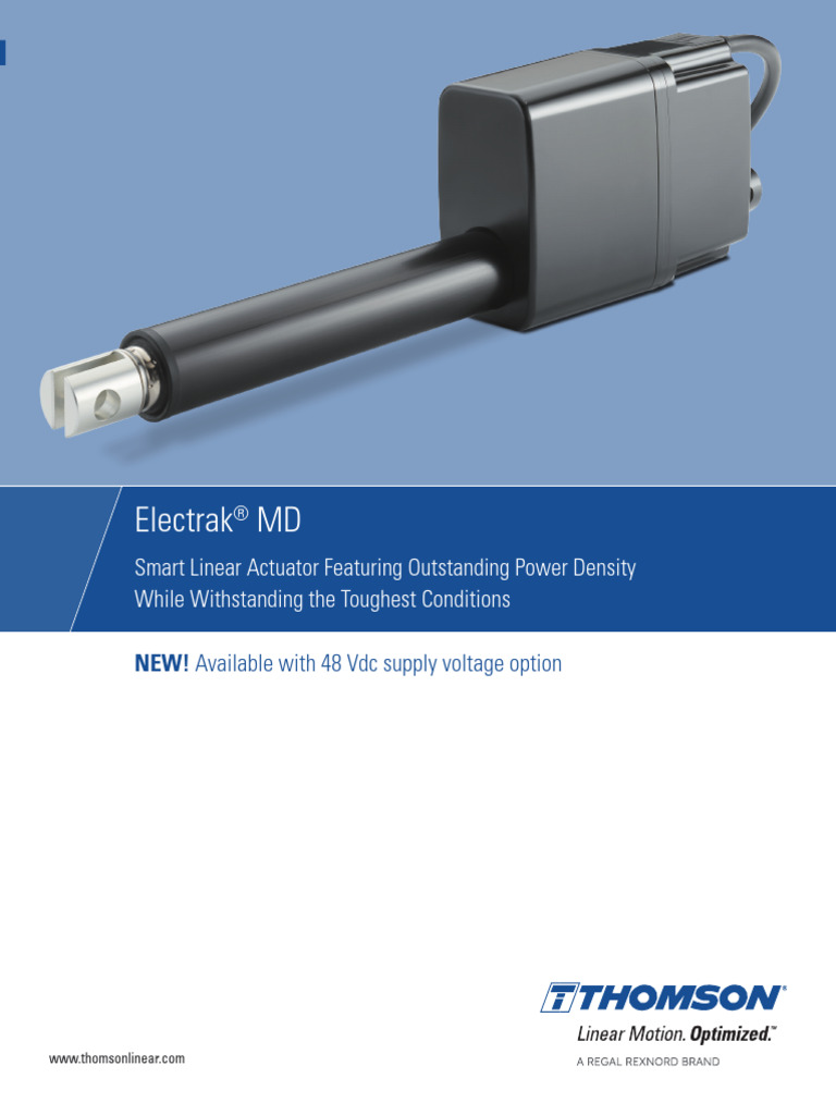 Electrak MD Actuator Bren | PDF | Actuator | Switch