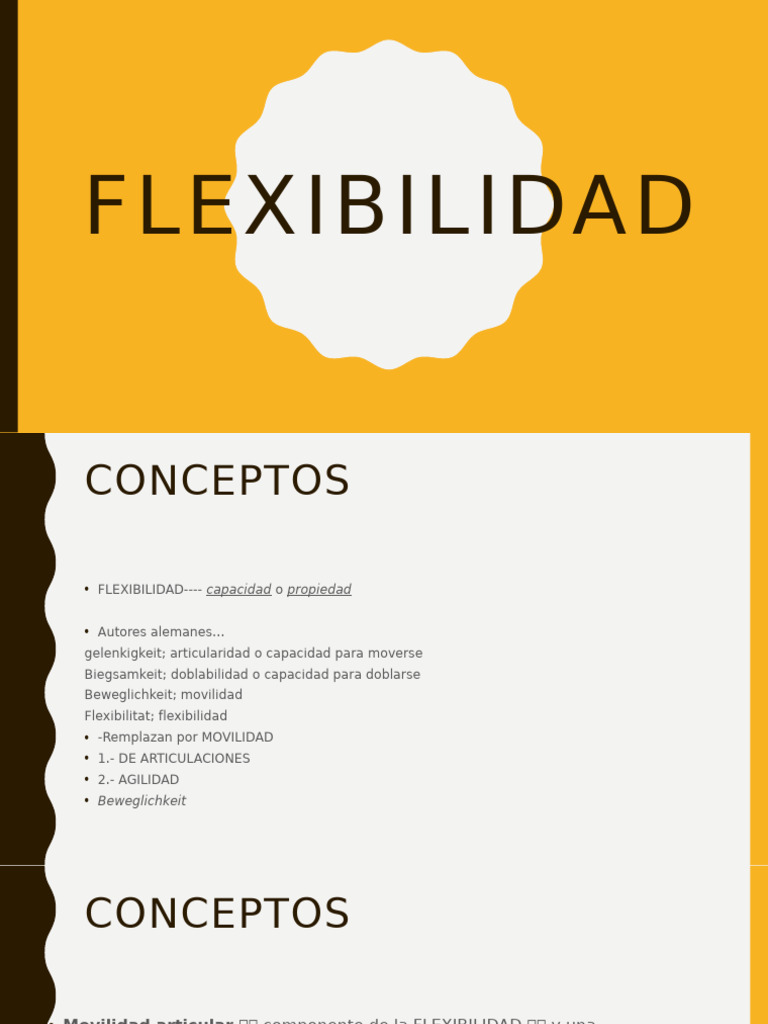 FLEXIBILIDAD | PDF | Flexibilidad (anatomía) | Articulación
