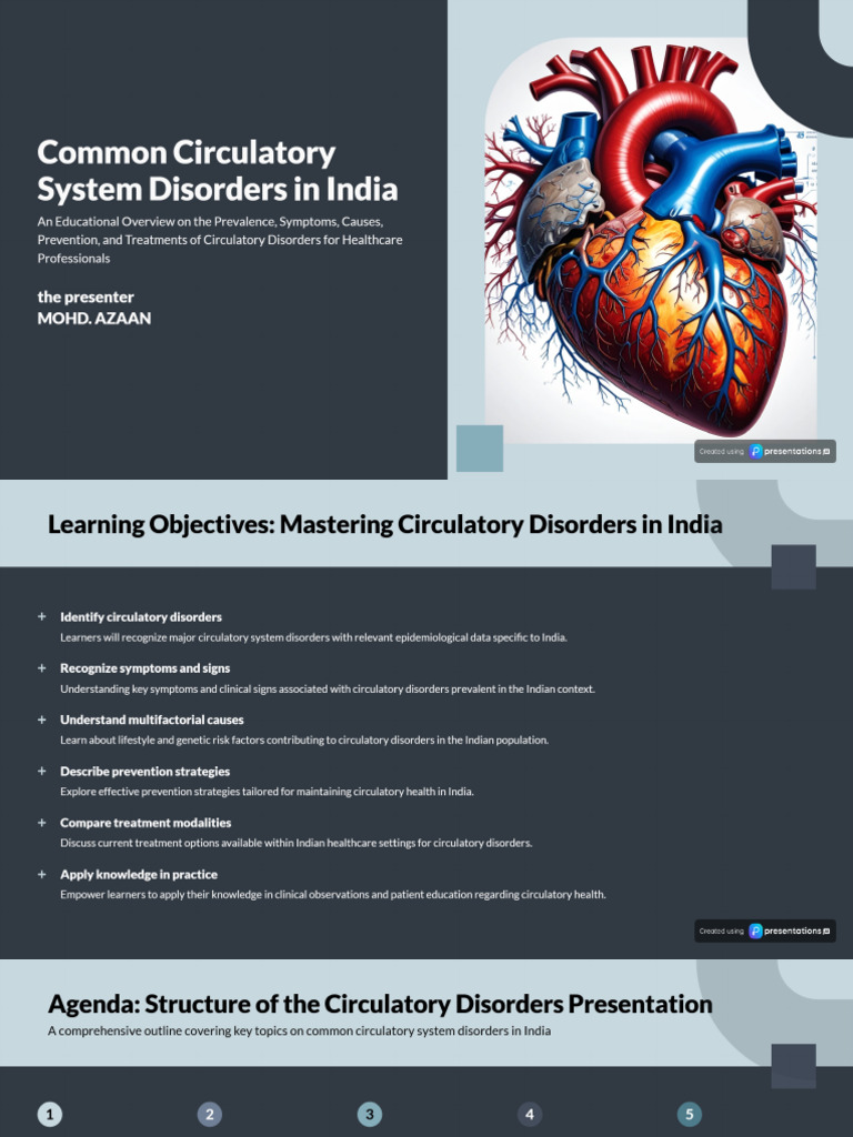 Common Circulatory System Disorders | PDF