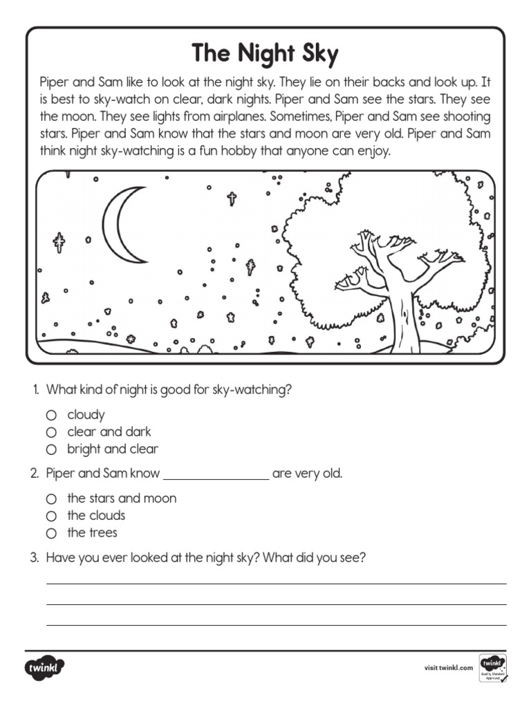 Sky-Watching: Stars and Clouds | PDF