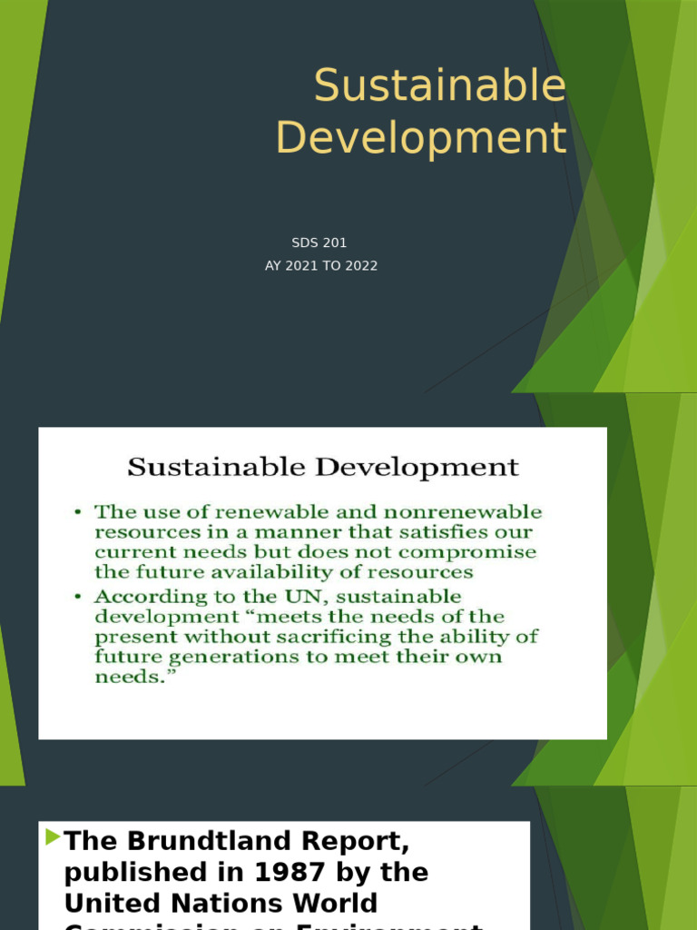 Understanding Sustainable Development | PDF