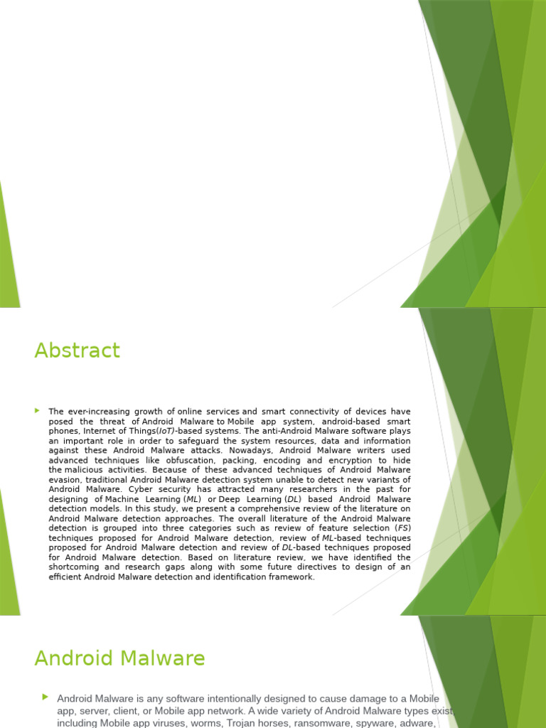 Android Malware Detection | PDF | Malware | Ransomware
